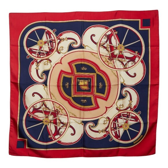Hermes | Accessories | Hermes Carre 9 Washingtons Carriage George ...